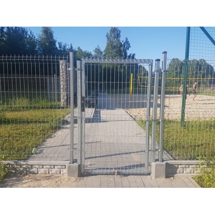 GALVANIZED-STEEL PANEL GATE FENCE MANUFACTURER